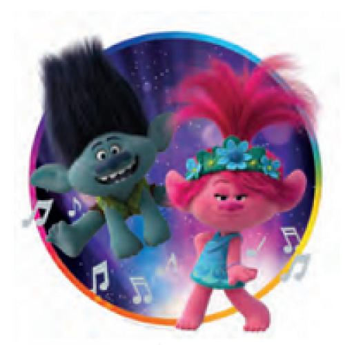 Edible Printed Cake Toppers - Licensed - Trolls